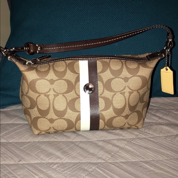 Coach | Bags | Coach Signature Striped Bag | Poshmark